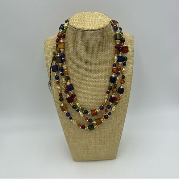 Fashion Jewelry | Jewelry | Nwtgenuine Lucite Multi Layer Necklace ...